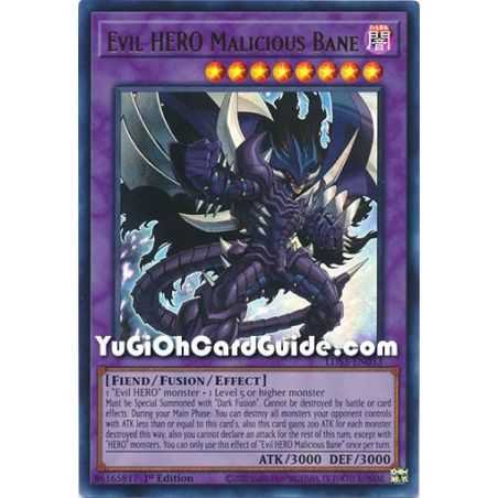 Evil HERO Malicious Bane (Ultra Rare)