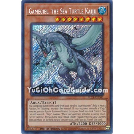 Gameciel, the Sea Turtle Kaiju (Secret Rare)
